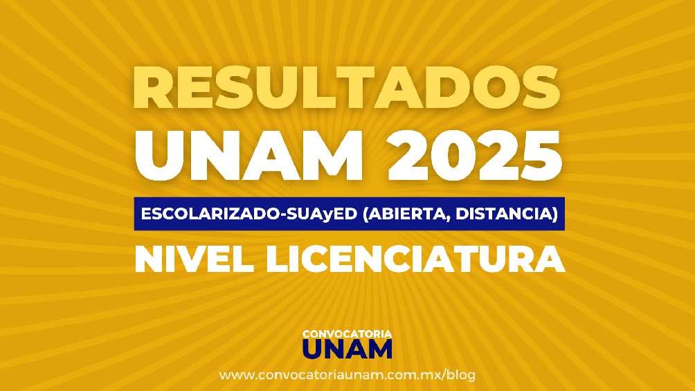 UNAM Licenciatura 2025: Así puedes consultar los resultados del examen de admisión